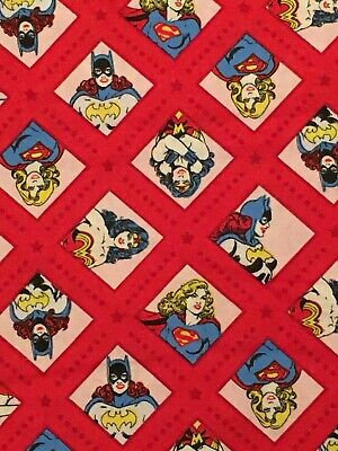 DC Superhero Girls Fabric by the Cut Superhero Fabric 100% - Etsy