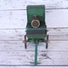 Vintage Solid Wood Train | Toy Pull Car | Classic Green Railroad Toys ...