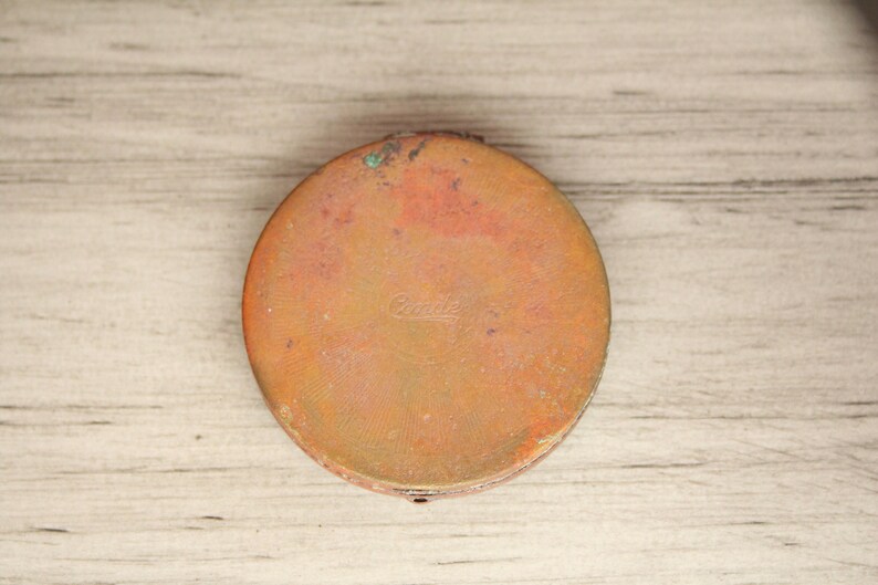 Antique Early 1900s Conde Paris Makeup Compact Round Brass - Etsy