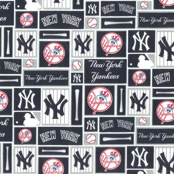 Yankees Fabric - Etsy