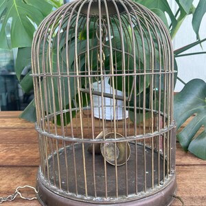 Vintage Enesco Brass Birdcage Heavy Solid Brass Wedding Gift Card ...