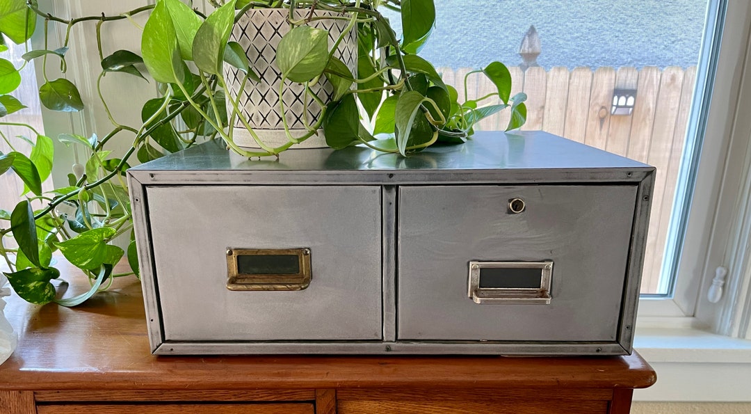 Storage File Craft Tool Storage Drawers Industrial Decor - Etsy