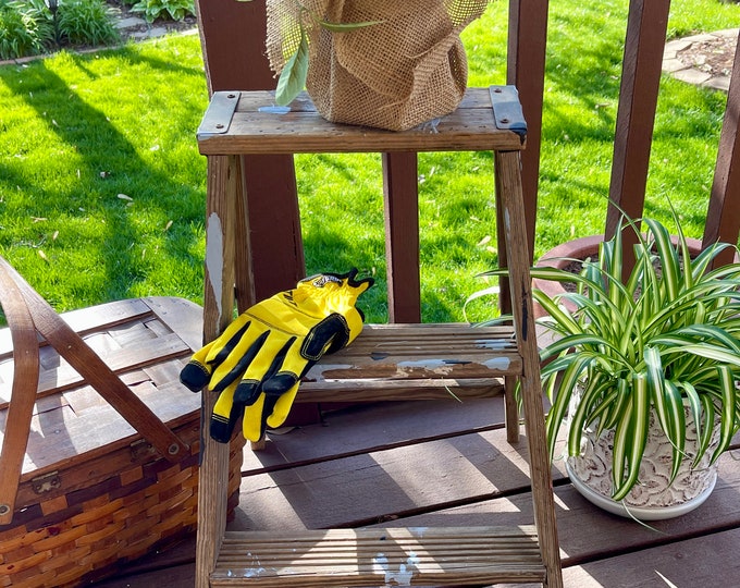Wood Step Ladder Plant Stand - Etsy