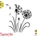 Dandelion bouquet svg Dandelions svg Floral Svg Flower Svg | Etsy
