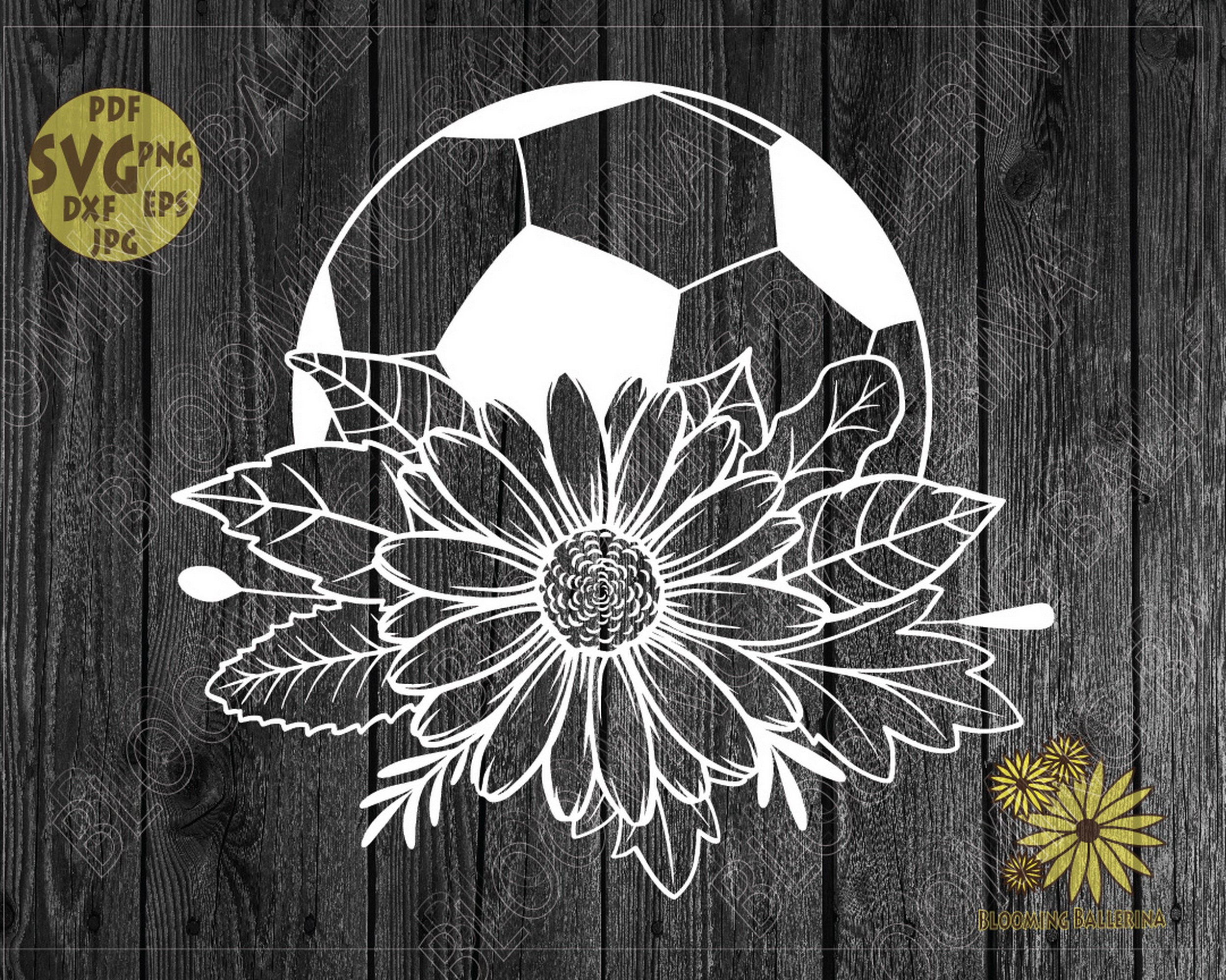 Soccer Svg Floral Soccer Svg Soccer Mom Svg Soccer Cut | Etsy