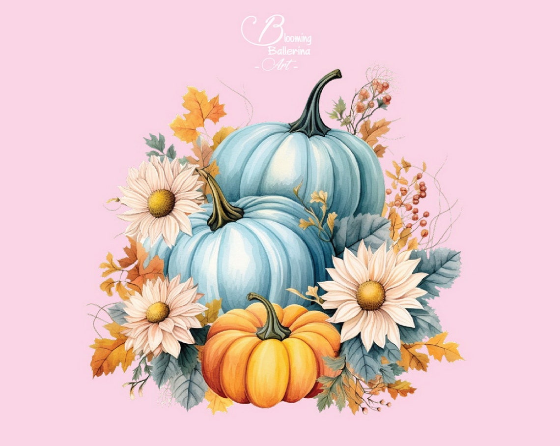 Blue Pumpkin Clipart, Fall Png, Pumpkins Png, Fall Clipart, Pumpkins ...