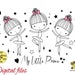 3 Little Ballerinas Dancing Svg File, Ballerina Svg, Baby Girl Svg, My ...