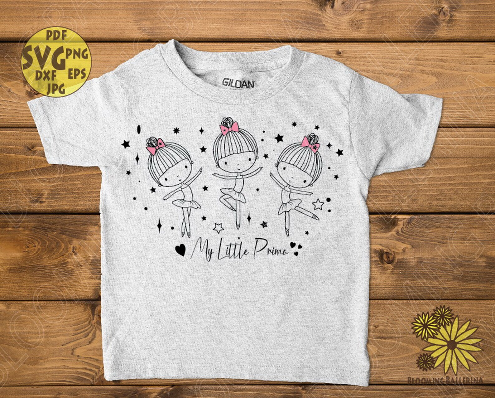 3 Little Ballerinas Dancing Svg File, Ballerina Svg, Baby Girl Svg, My ...