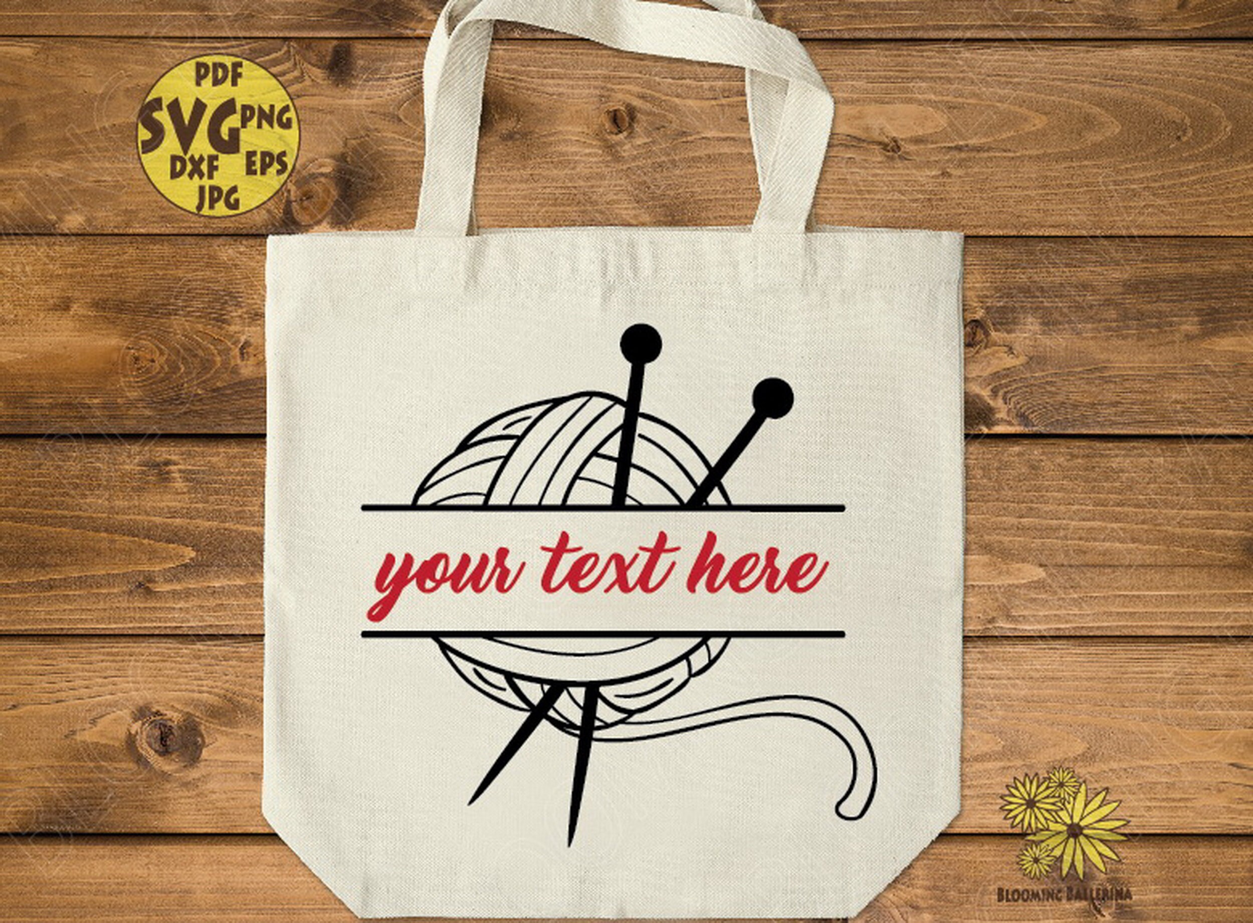 Knitting Svg Yarn Monogram Svg Ball Yarn Svg Ball Yarn Png - Etsy
