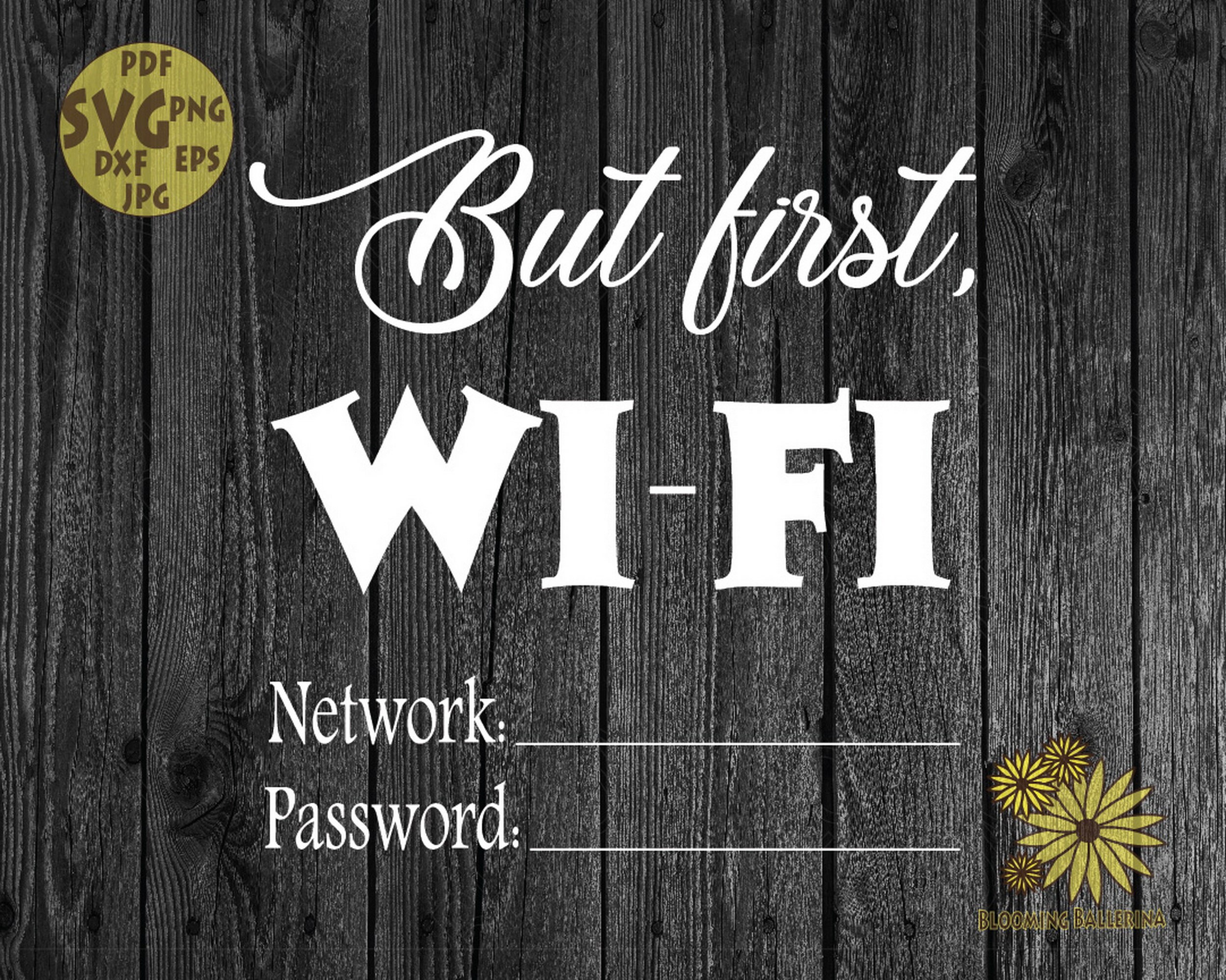 Wi-fi Pass Svg, Wifi Password Svg, Cricut Designs for Cafe, Restaurant ...