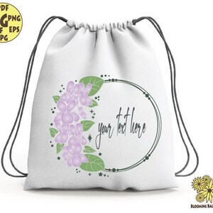 Violets Frame Digital Files, Viola Svg, Flower Wreath Svg, Floral Frame ...