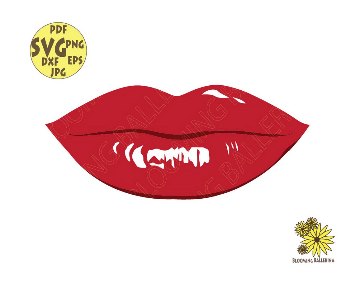 Sexy Red Lips Svg Lip Face Svg Red Lips Cricut Files Women Etsy