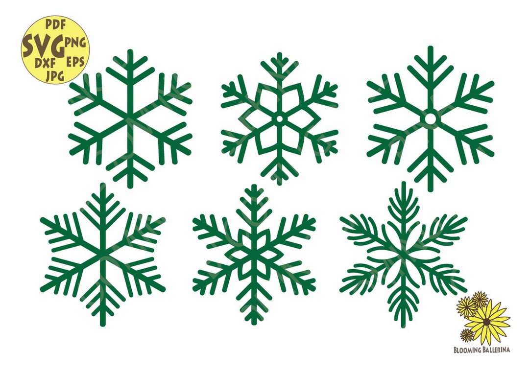 Snowflake Svg, Flake Winter Svg, Christmas Snowflake Svg, Christmas Svg ...