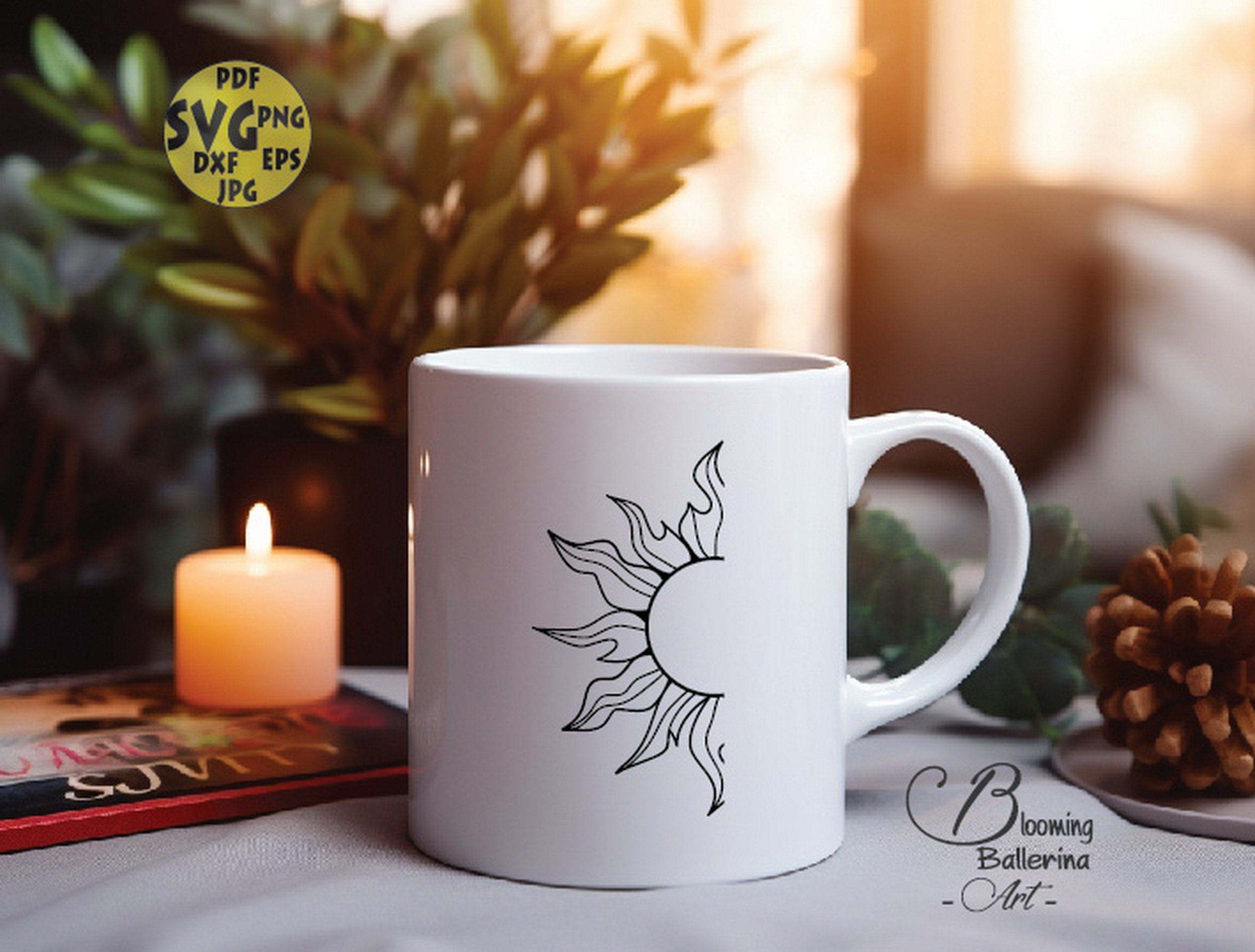 Half Sun Svg, Sun Svg, Sun Rays Svg, Summertime Svg, Summer Svg, Sun ...