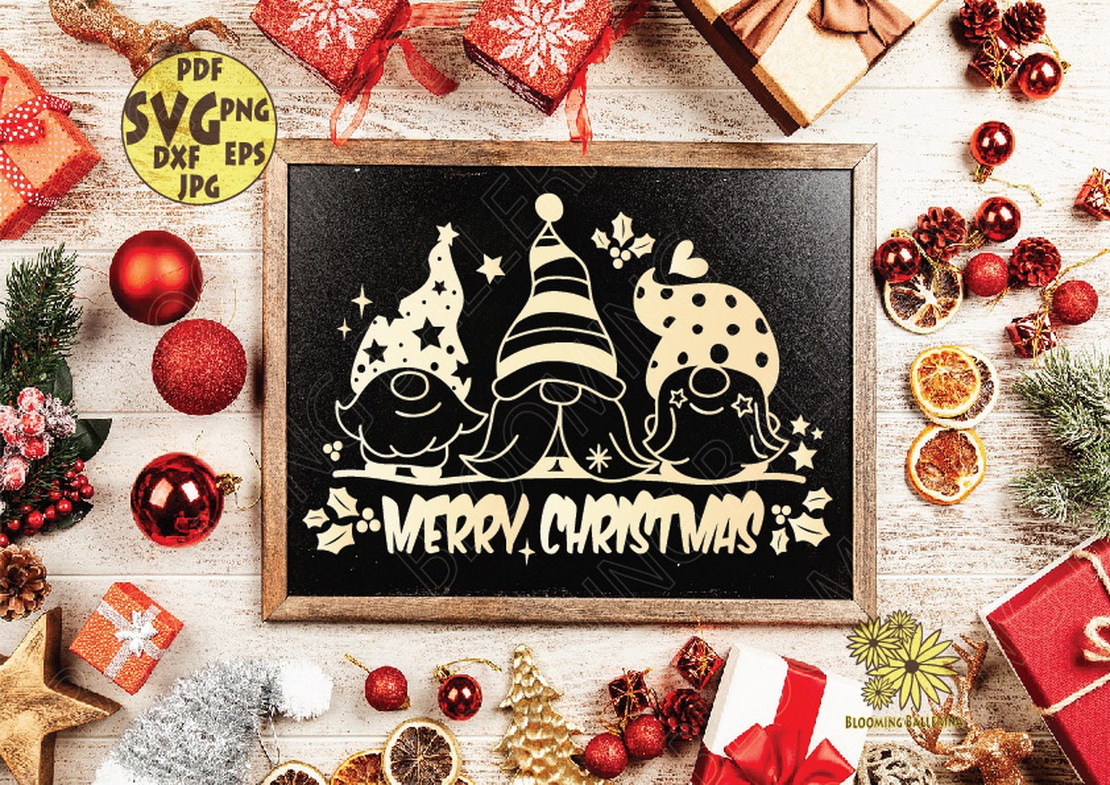 Christmas Gnomes Svg Merry Christmas Svg Winter Gnome Clip - Etsy