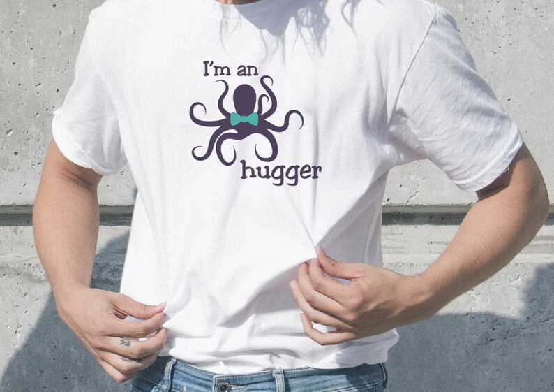 Hugger Svg Octopus Svg Girl Octopus SVG Hug Me SVG Boy - Etsy