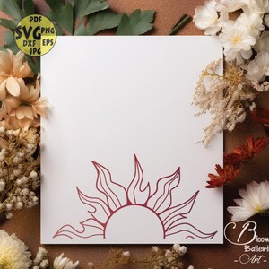 Half Sun Svg, Sun Svg, Sun Rays Svg, Summertime Svg, Summer Svg, Sun ...