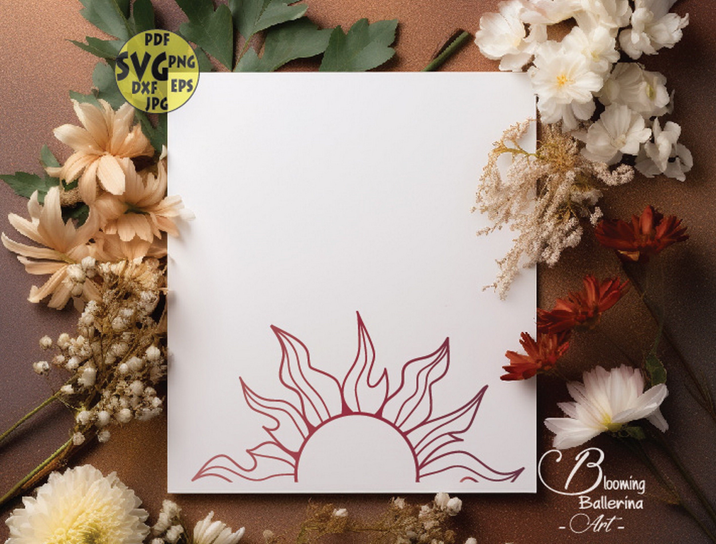 Half Sun Svg, Sun Svg, Sun Rays Svg, Summertime Svg, Summer Svg, Sun ...