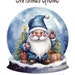 Snow Globe Clipart, Gnome Clipart, Gnome PNG, Christmas Gnome Clipart ...