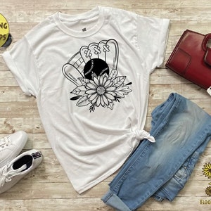 Baseball Svg, Floral Baseball Svg, Baseball Mom Svg, Baseball Cut File ...