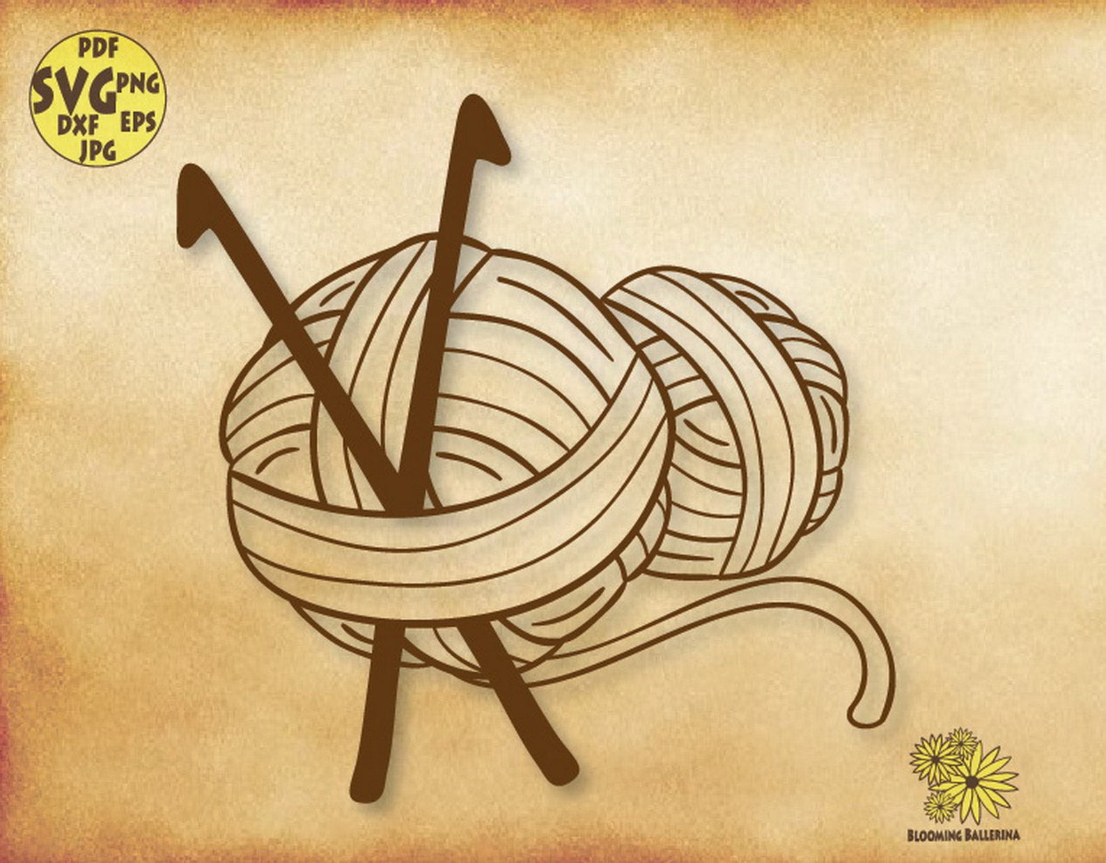 Crochet Yarn Svg Crochet Hooks Svg Crochet Yarns Png - Etsy