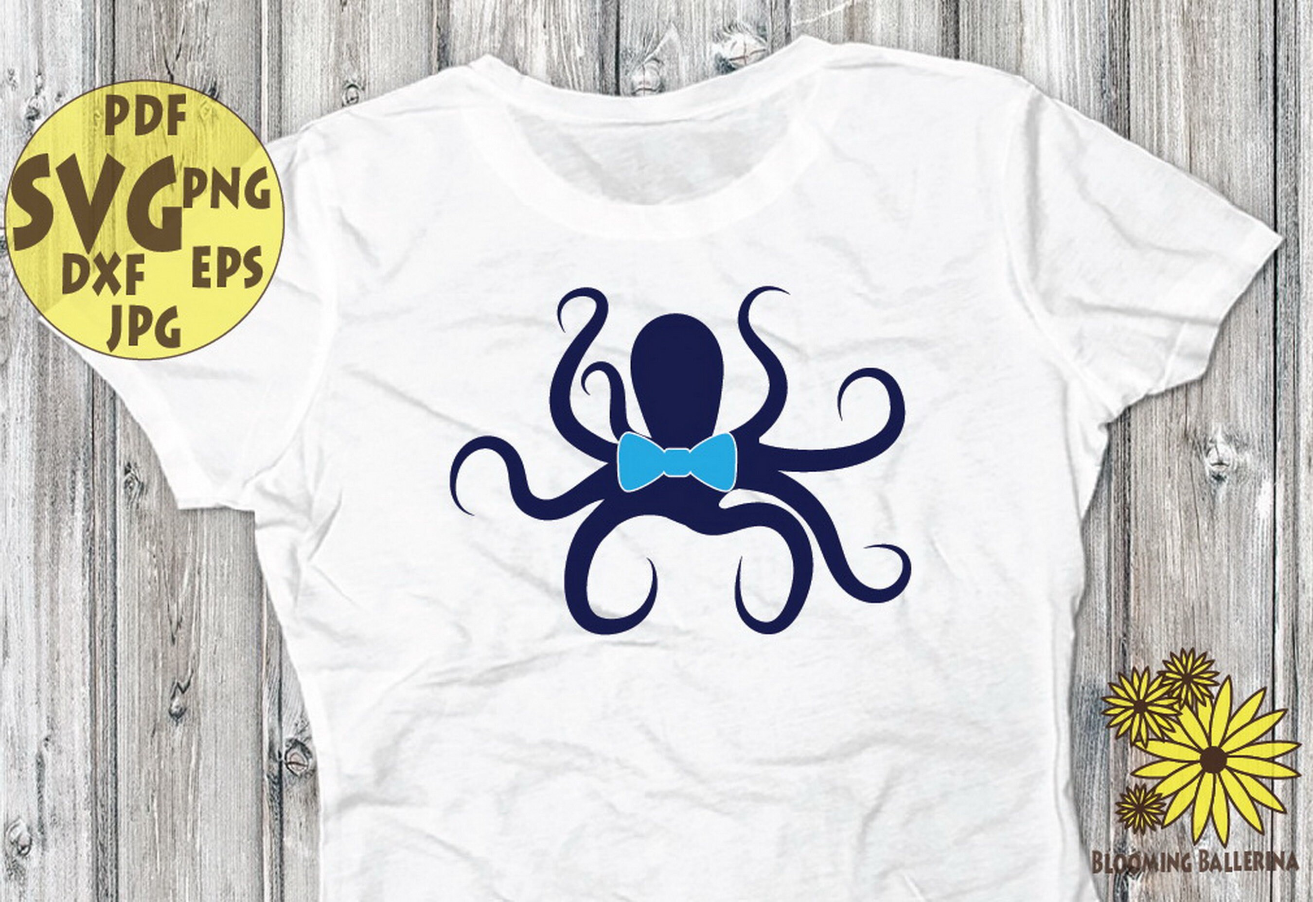 Octopus Svg Girl Octopus SVG Boy Octopus SVG Floral Octopus - Etsy UK