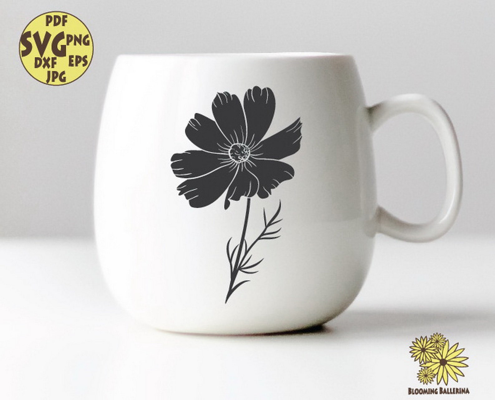 October Birth Month Flower Svgcosmos Flower Wedding Svg File | Etsy