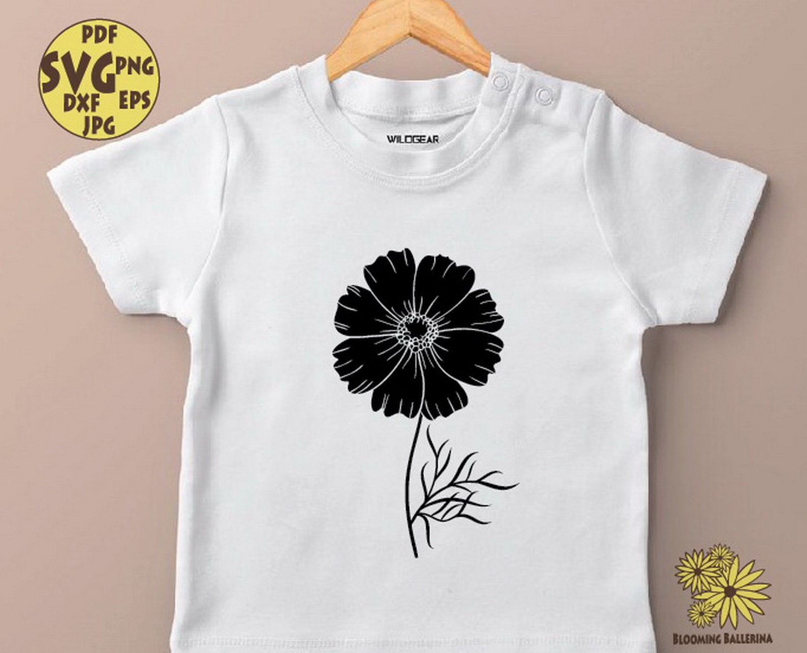 October Birth Month Flower Svgcosmos Flower Wedding Svg File | Etsy