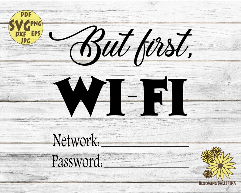 Wi-fi Pass Svg, Wifi Password Svg, Cricut Designs for Cafe, Restaurant ...