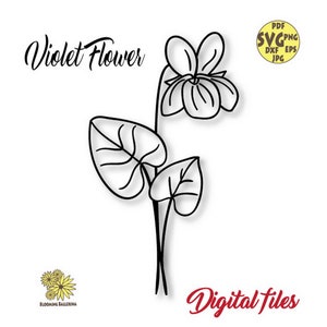 Viola Flower Svg, Flower Bouquet Svg, Pansy Flowers, Aquarius Flower ...