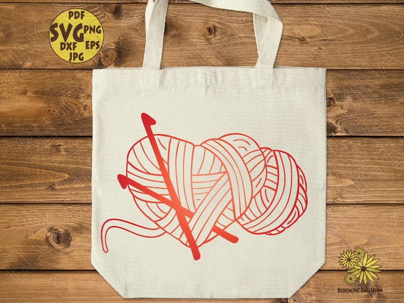 Crochet Yarn Svg Crochet Hooks Svg Crochet Yarns Png Heart - Etsy