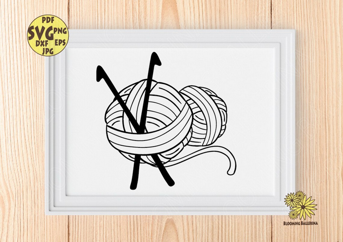 Crochet Yarn Svg Crochet Hooks Svg Crochet Yarns Png - Etsy
