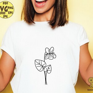 Viola Flower Svg, Flower Bouquet Svg, Pansy Flowers, Aquarius Flower ...