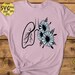 Floral Human Lungs With Daisies and Leaves Svg File, Daisy Svg, Just ...