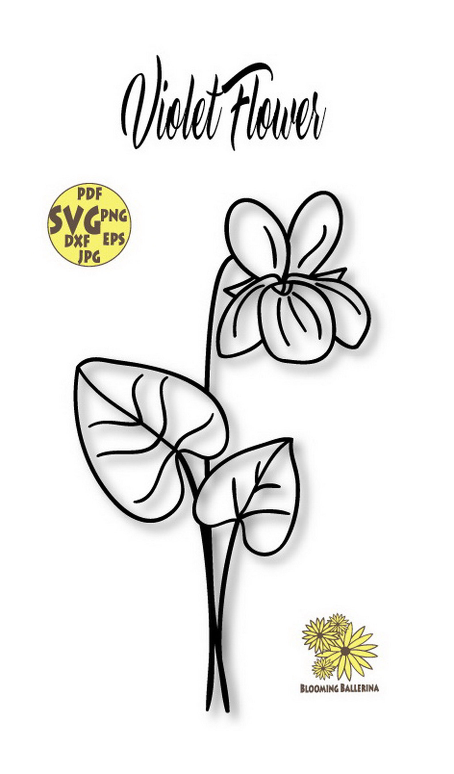 Viola Flower Svg, Flower Bouquet Svg, Pansy Flowers, Aquarius Flower ...