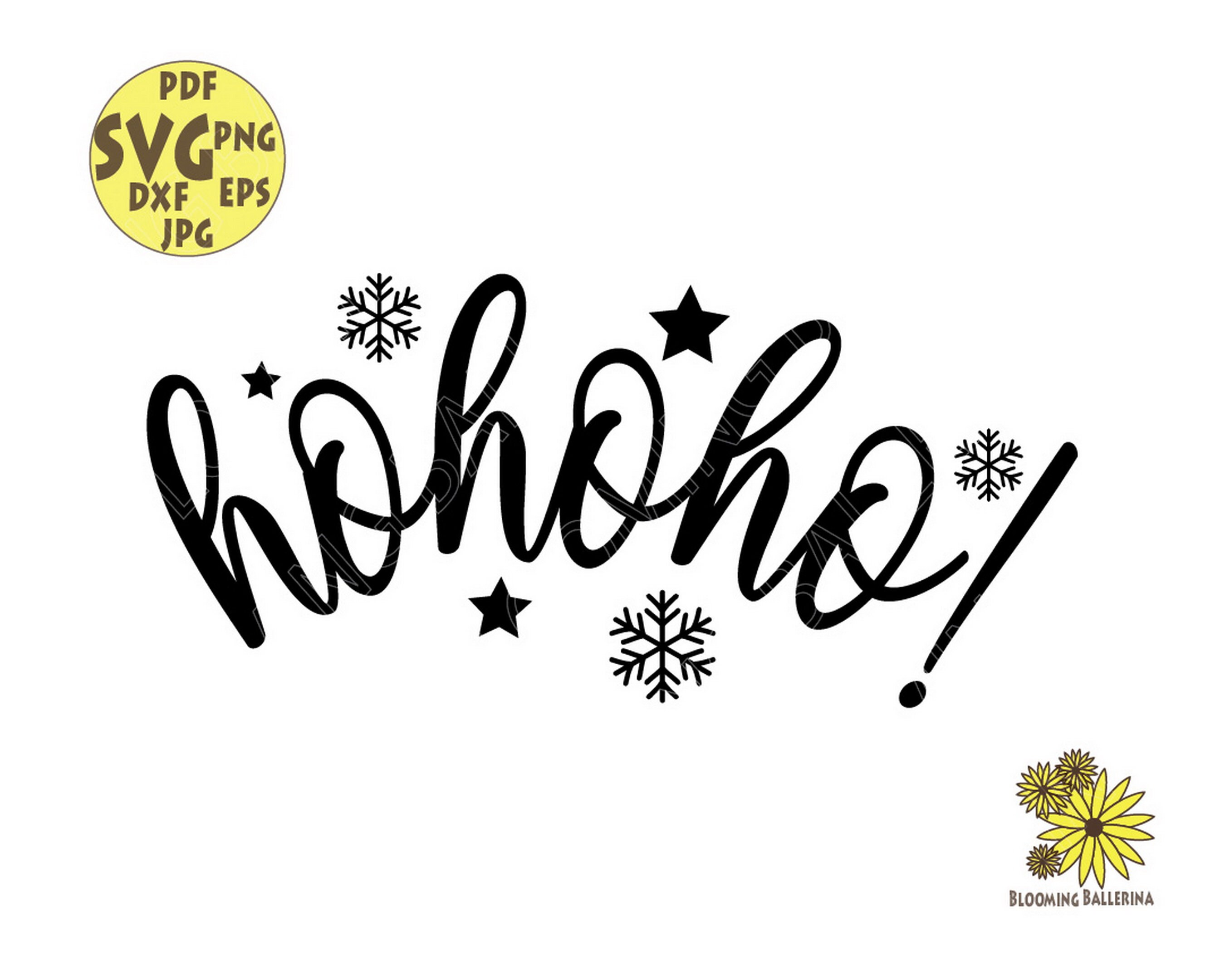 Ho Ho Ho SVG Santa SVG Santa Sayings Svg SVG Cutting File - Etsy