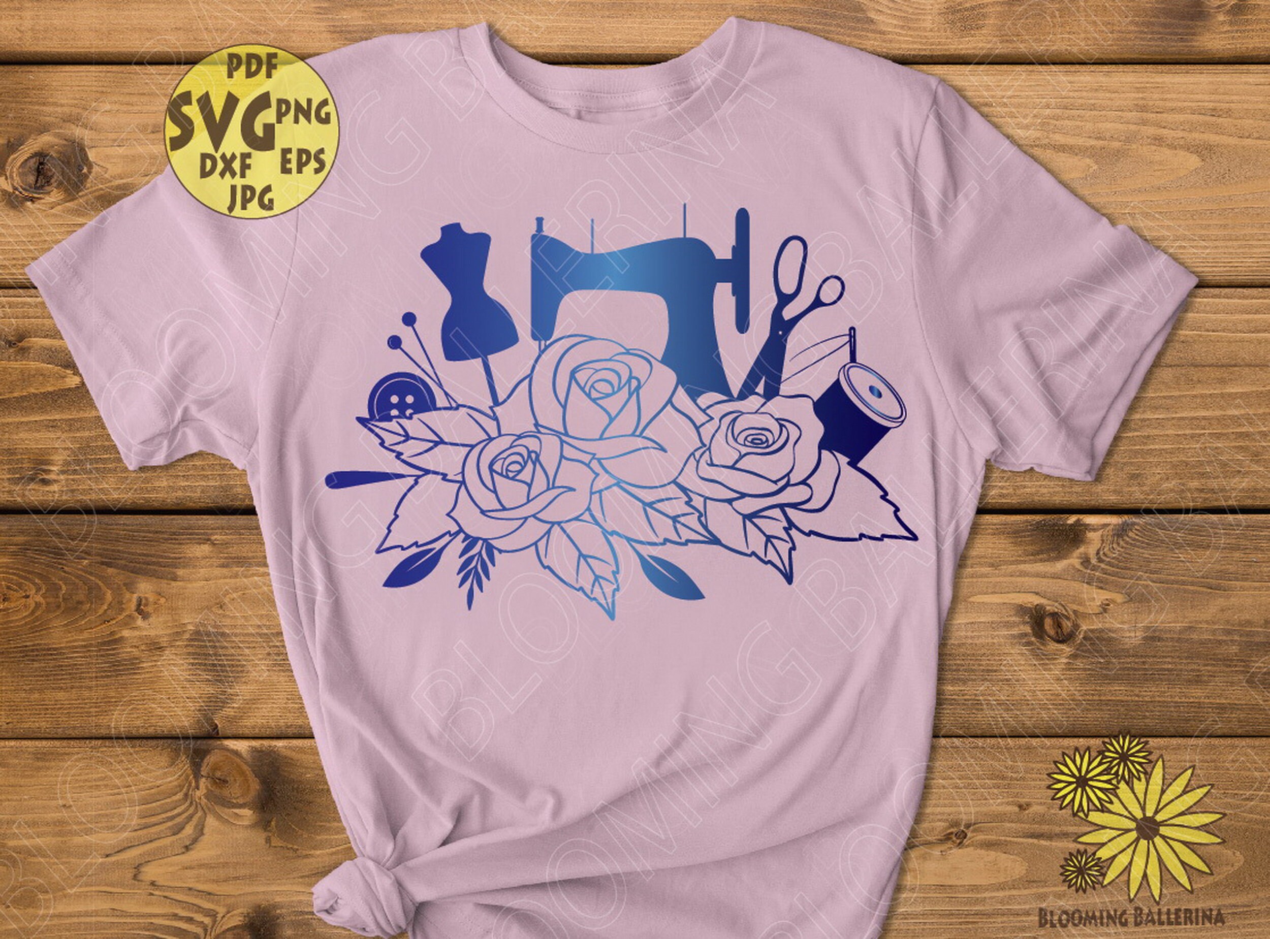 Split Monogram Tailor Set Svg Flower Sewing Machine Monogram - Etsy