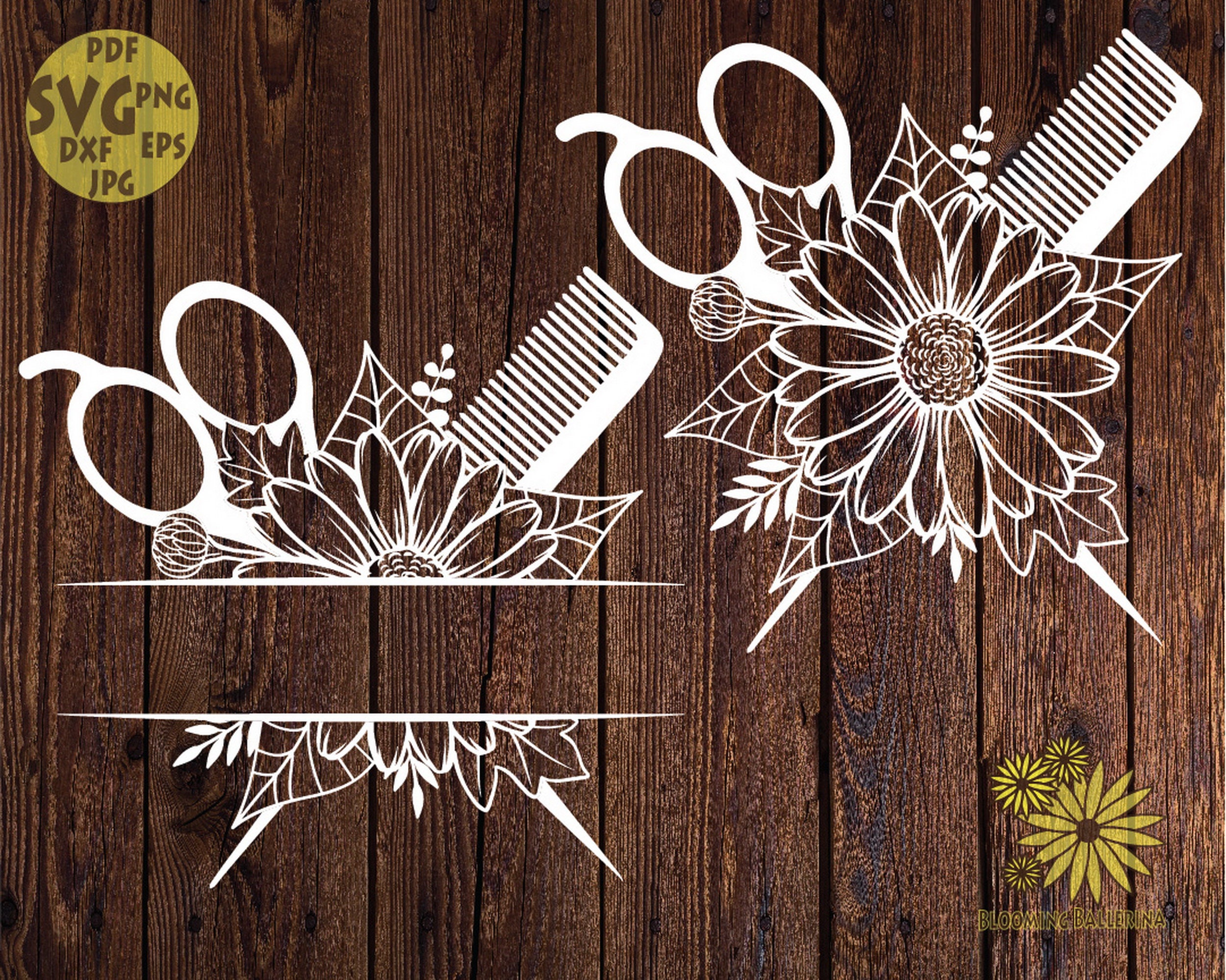 Hair Stylist Svg, Haircut Scissor Svg, Split Monogram Scissor Svg ...