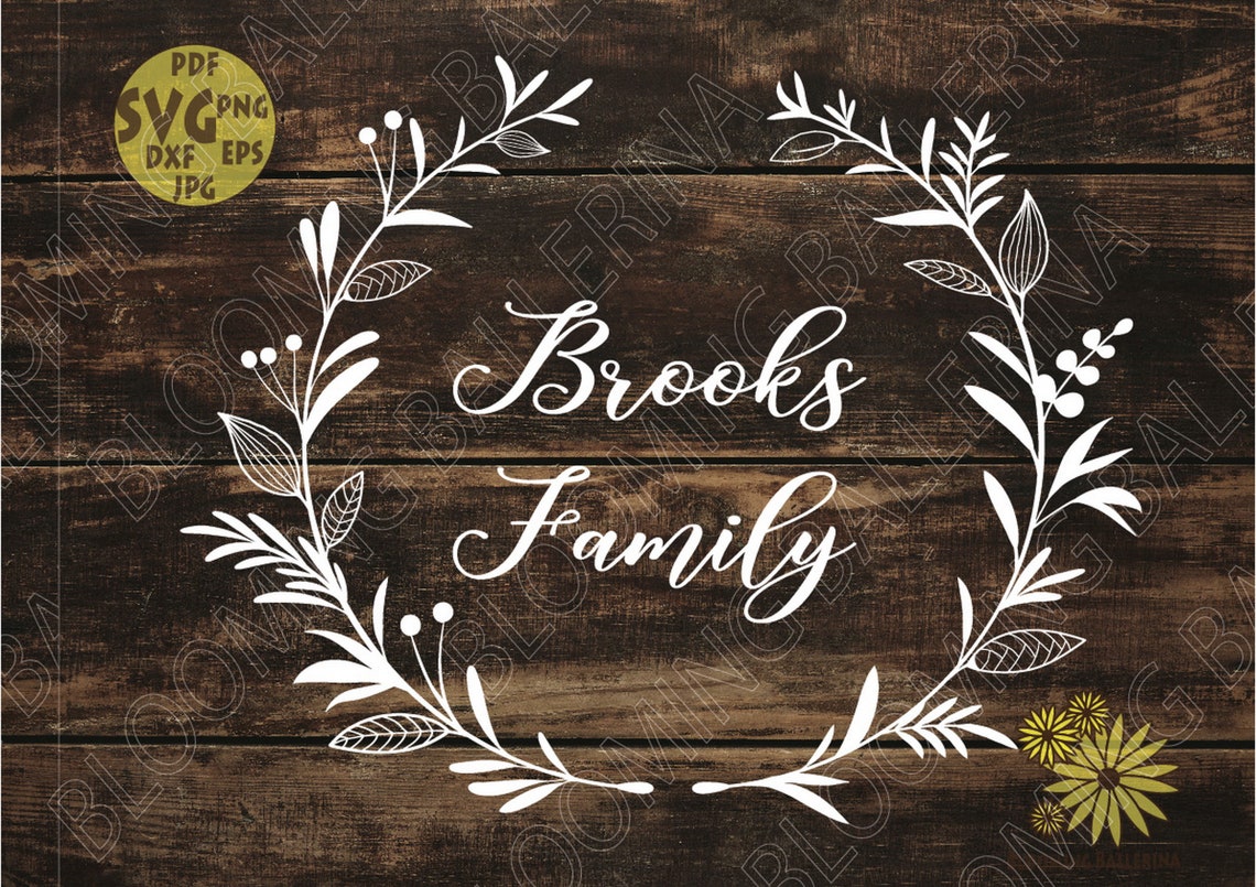 Laurel Alphabet Svg, A to Z Alphabet Laurel Leaf With Initial Monogram ...