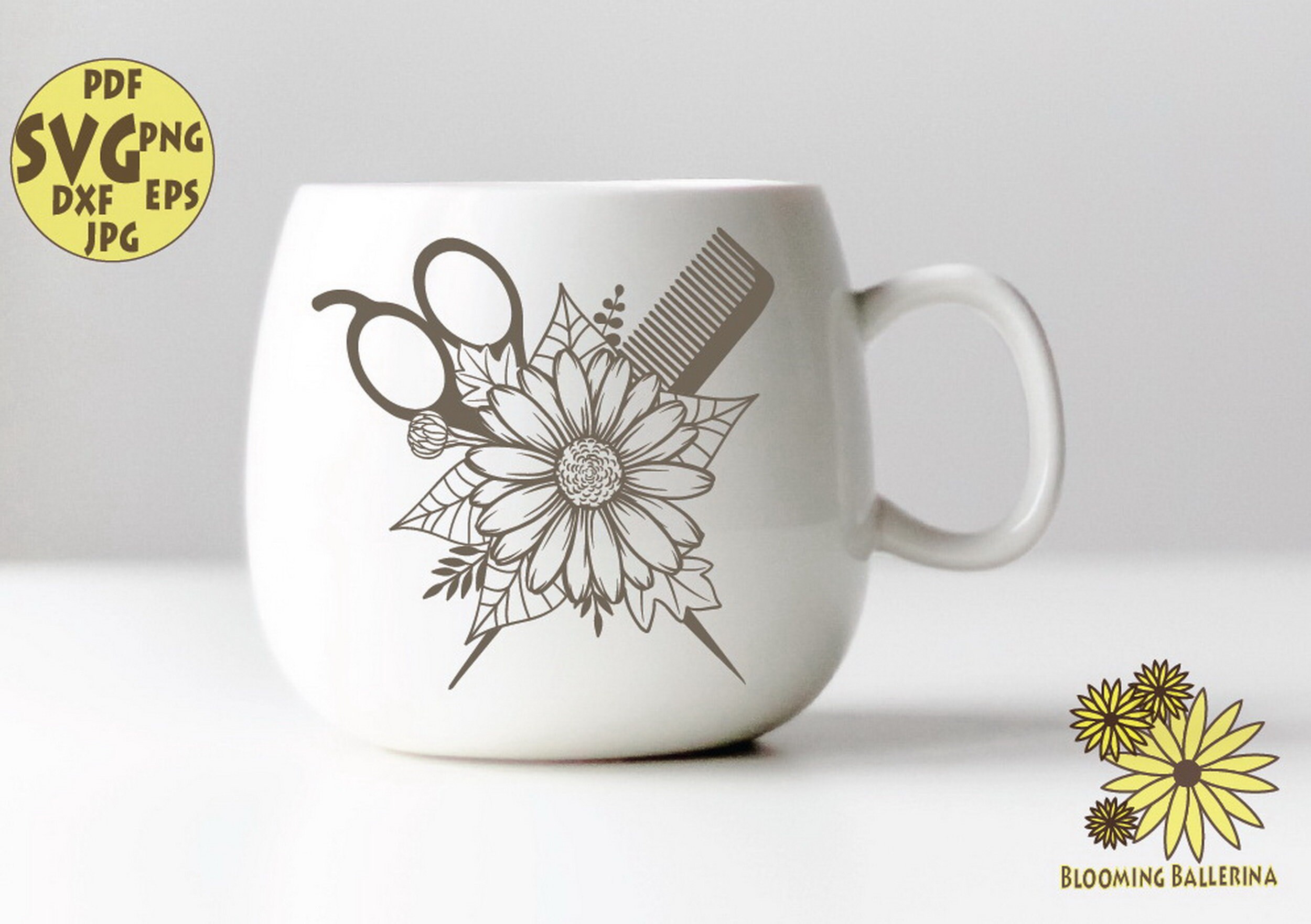 Hair Stylist Svg Haircut Scissor Svg Split Monogram Scissor | Etsy UK