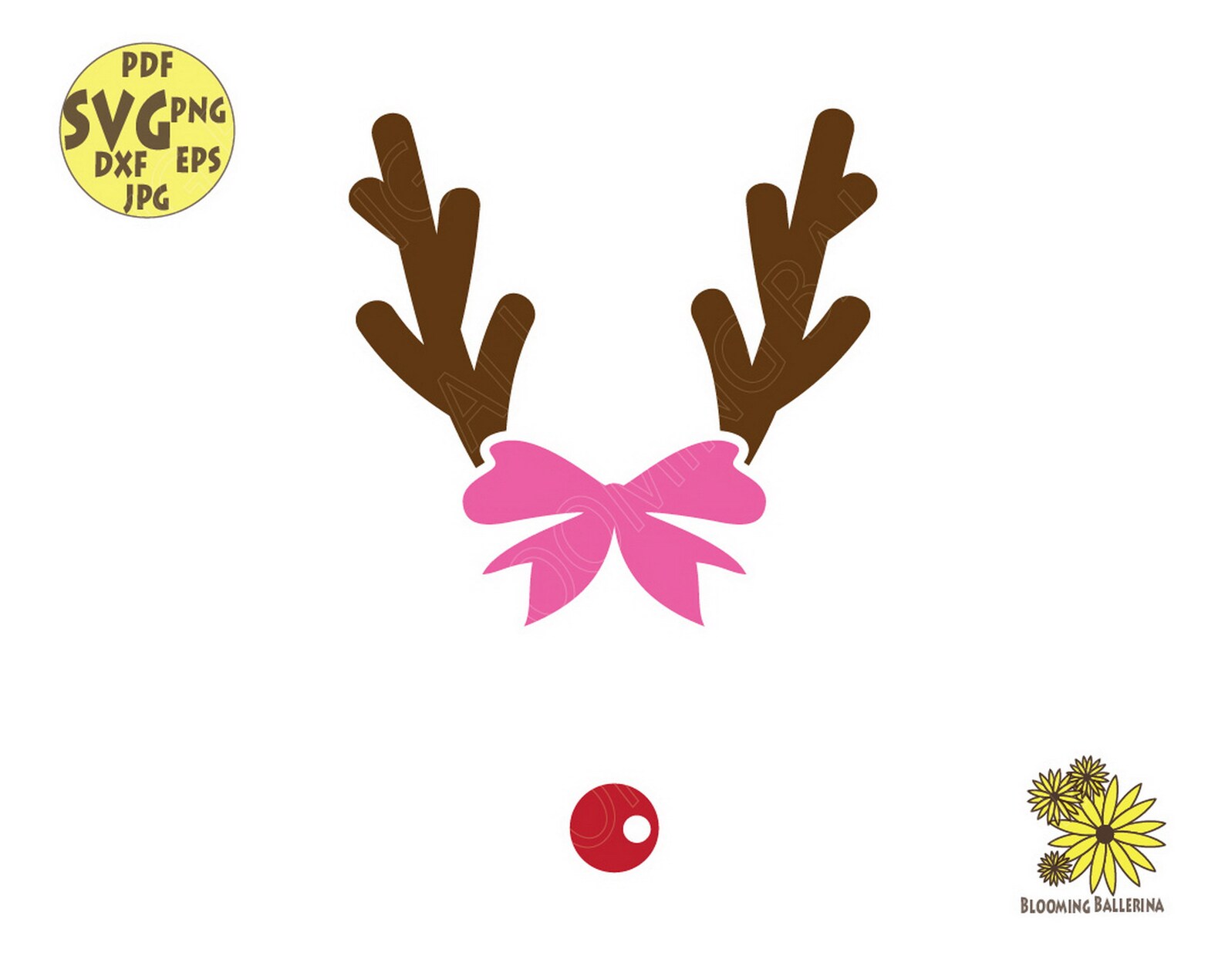 Reno Svg, lindo reno Monogram svg, Niño y Niña Reno SVG, Navidad SVG ...