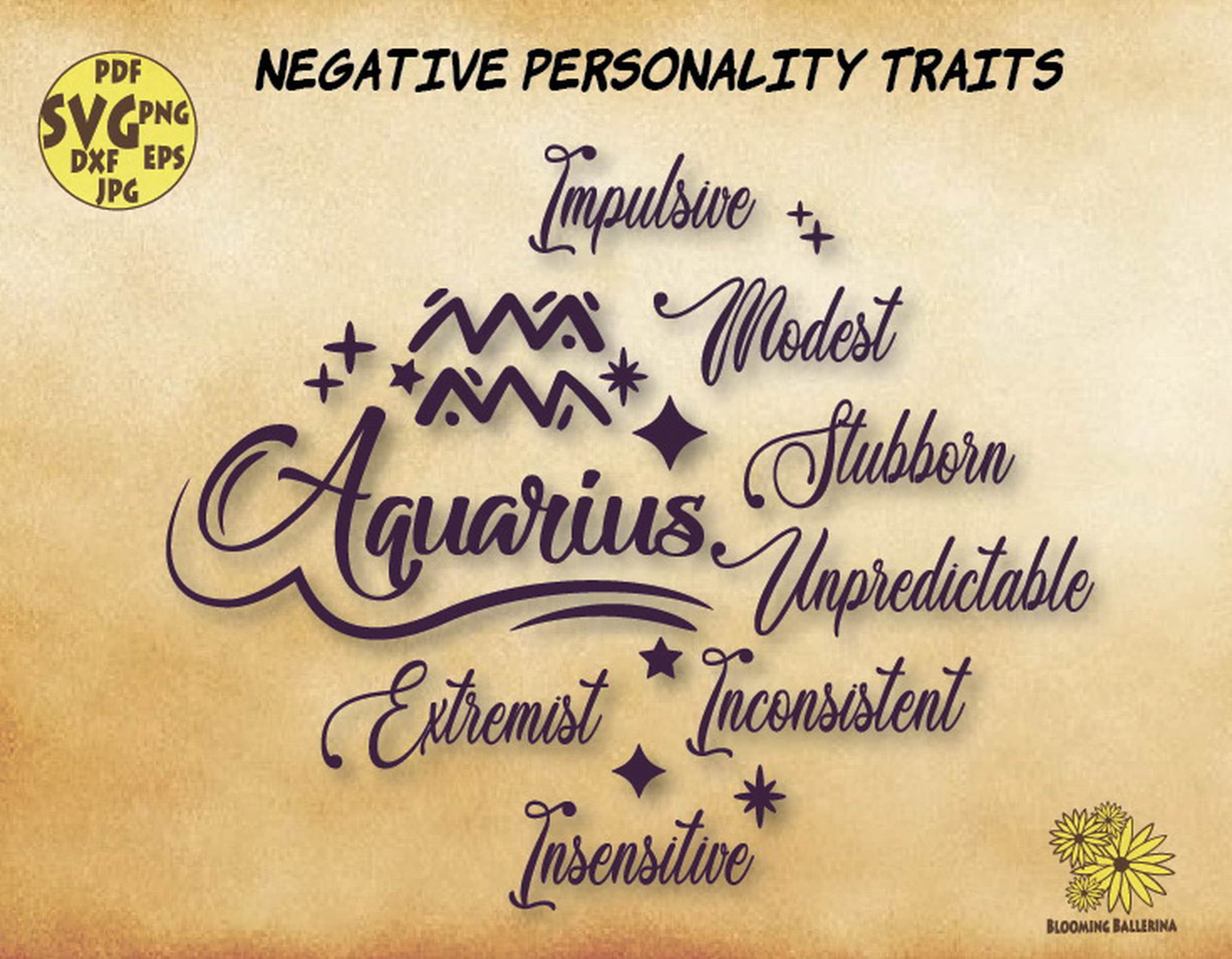 Negative Aquarius Traits