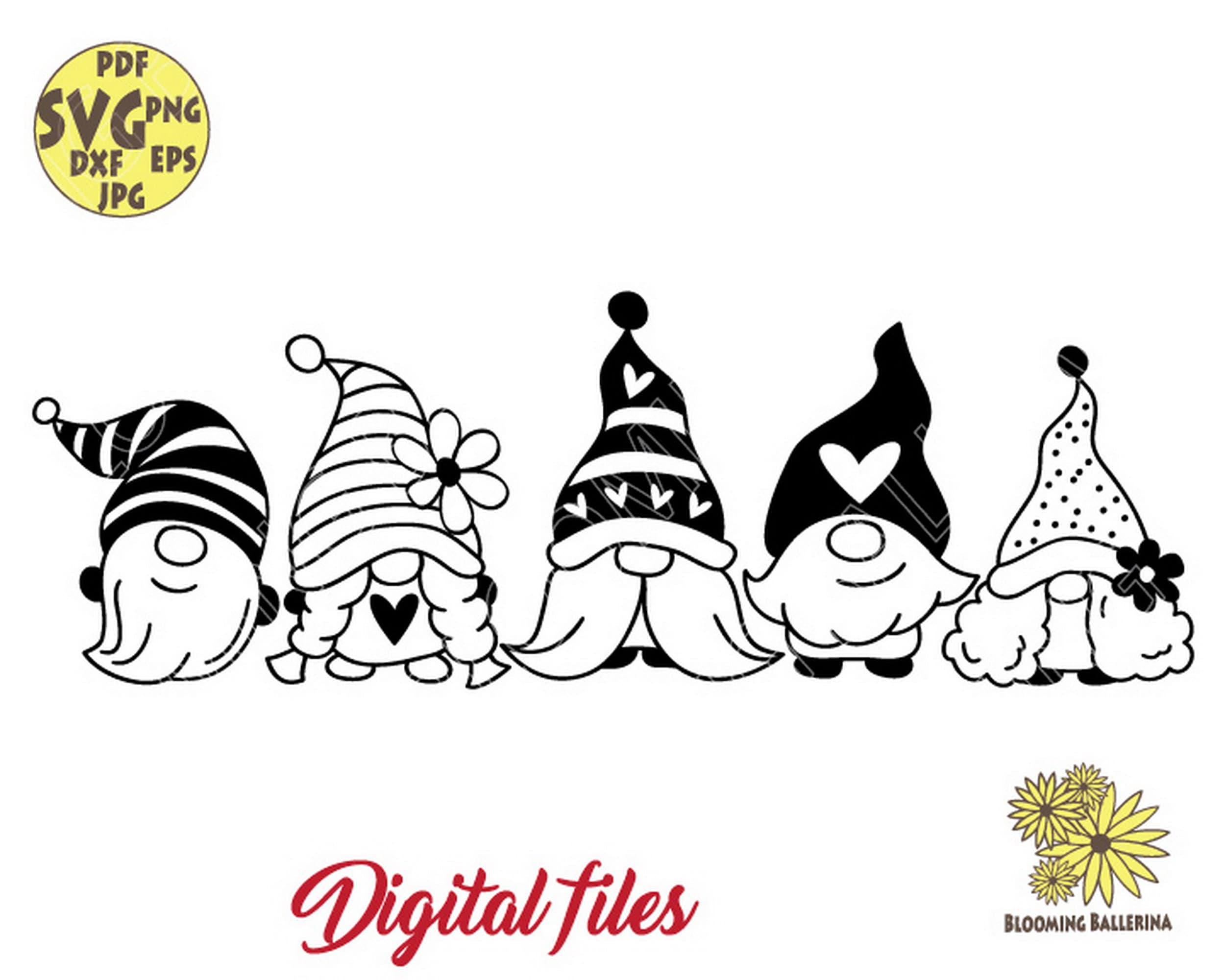 Gnomes Svg File Christmas Gnome Svg Nordic Gnomes Svg Gnome - Etsy ...