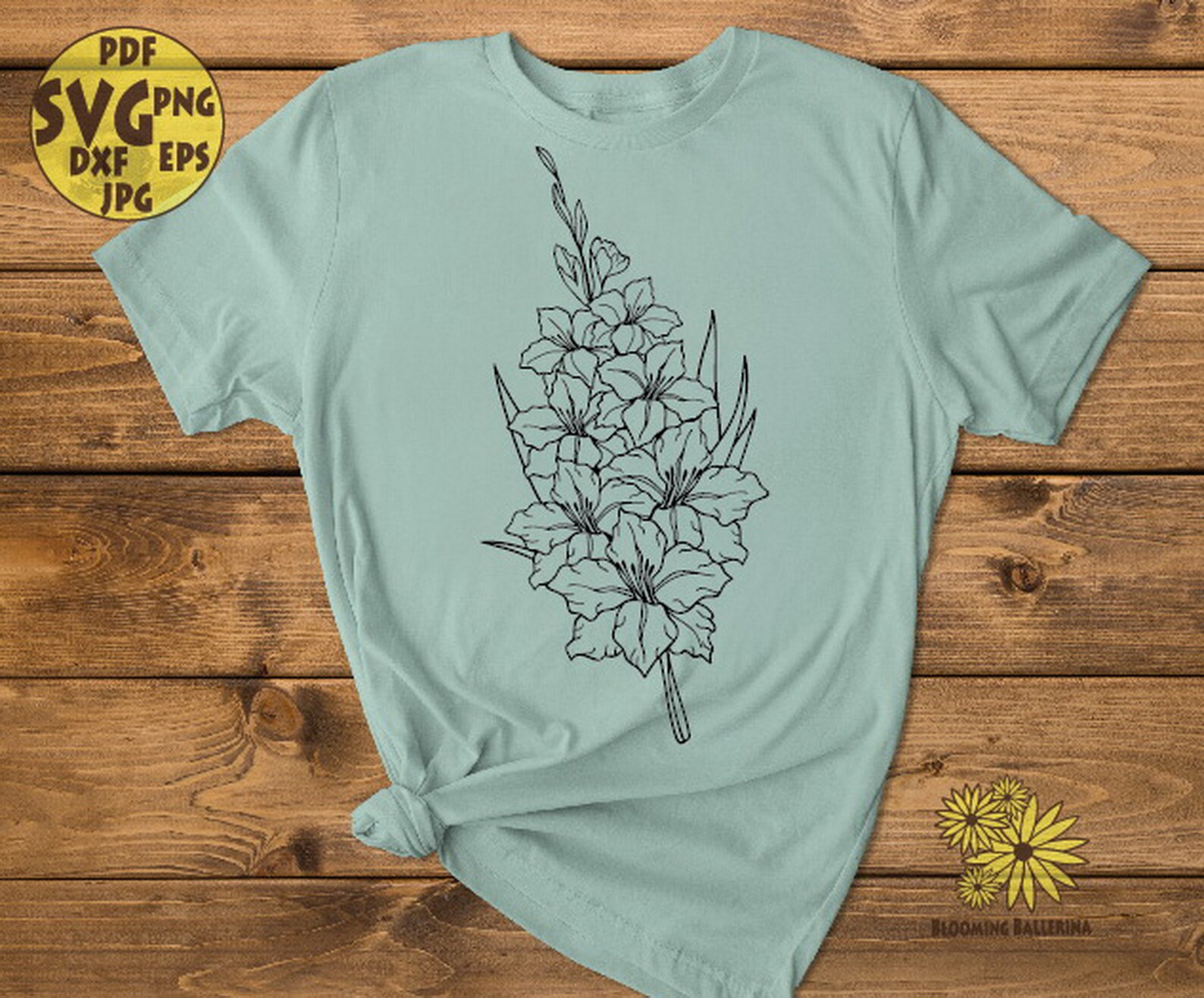 Gladiolus Svg Gladiolus Cut File Gladiolus August Birth - Etsy