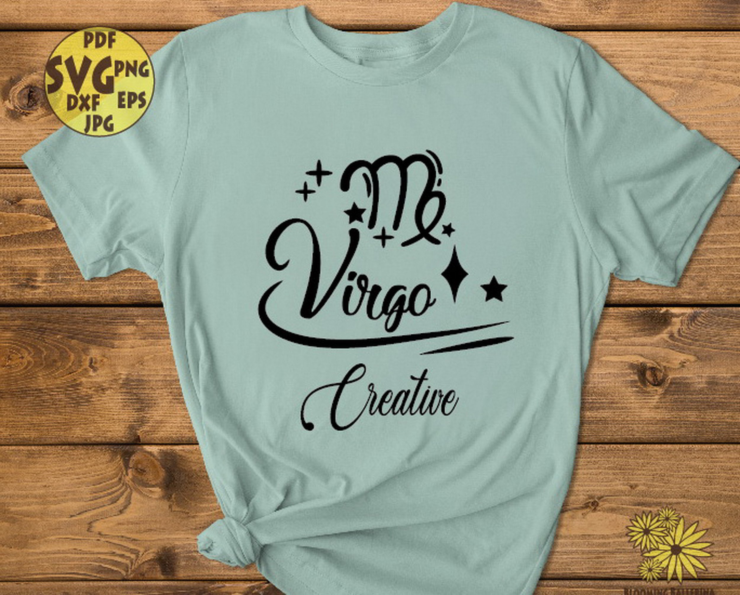 Virgo Svg File, Virgo Positive and Negative Personality Traits Svg File ...