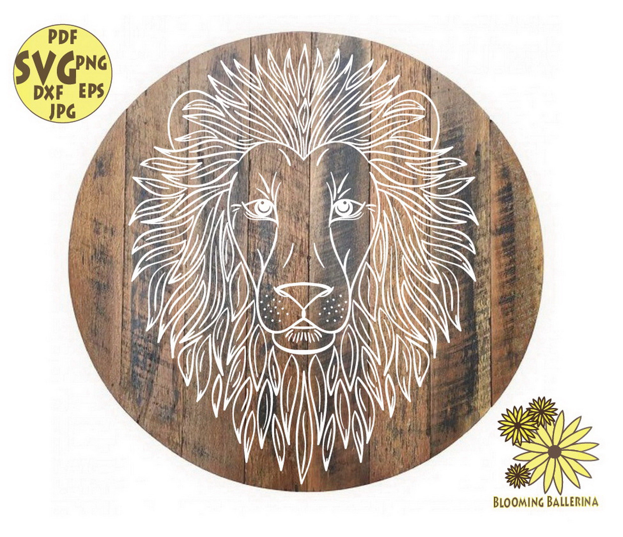 Lion Svg Lions Svg Bundle Digital Animal Face King Lion | Etsy