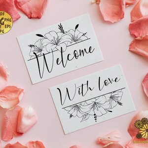 Monogram With Lilies and Leaves Svg File, Lily Svg, Botanical Monogram ...