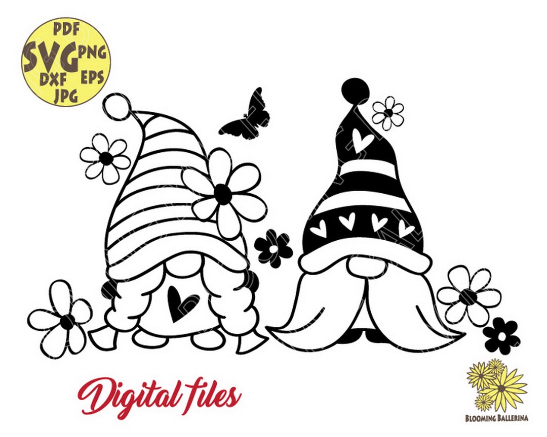 Love Gnome Svg File, Gnomes Svg, Valentine Gnome Svg, Gnome Clipart ...