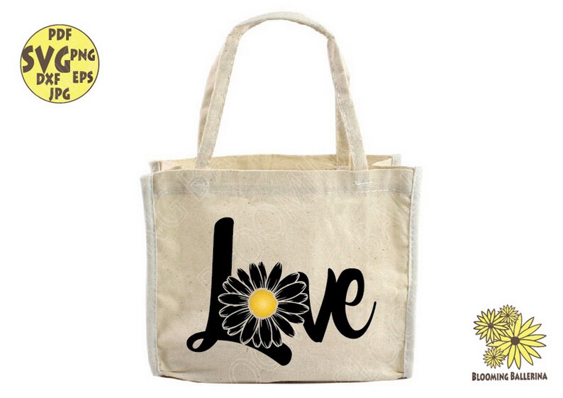 Daisy Love Word Svg Daisy Svg Love Word Svg Daisy Flower - Etsy