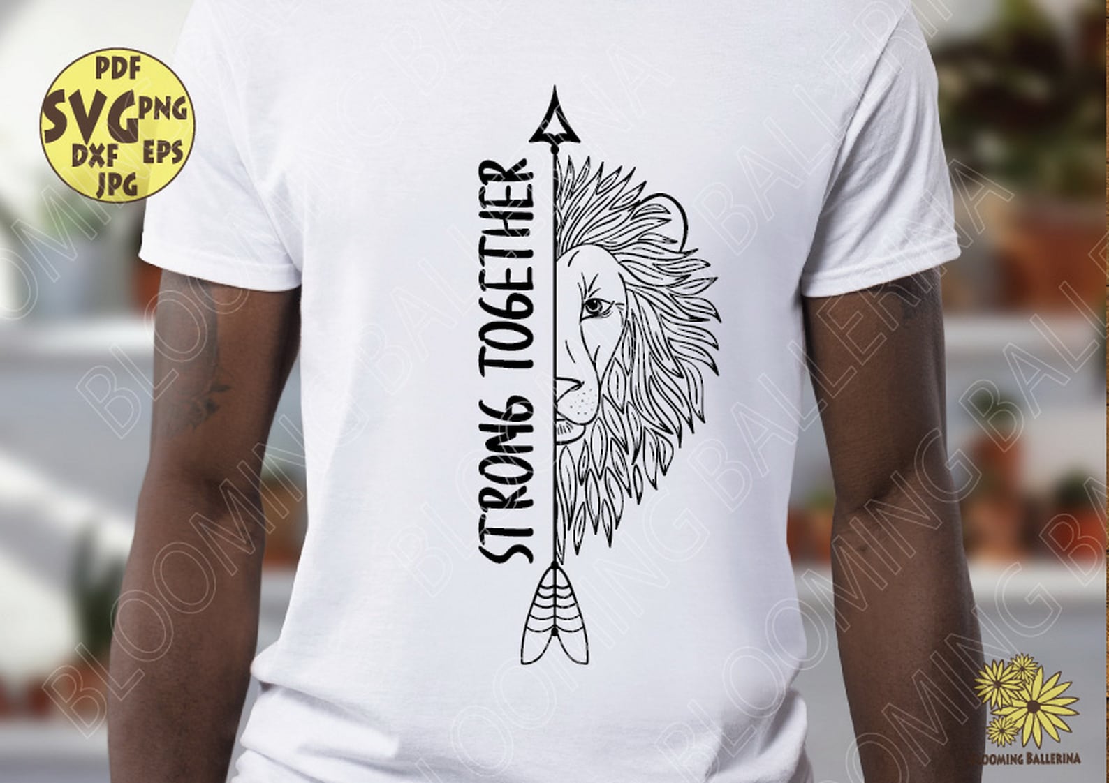 Arrow Lion Couple Svg File Half Lion Face Svg Half Lioness | Etsy